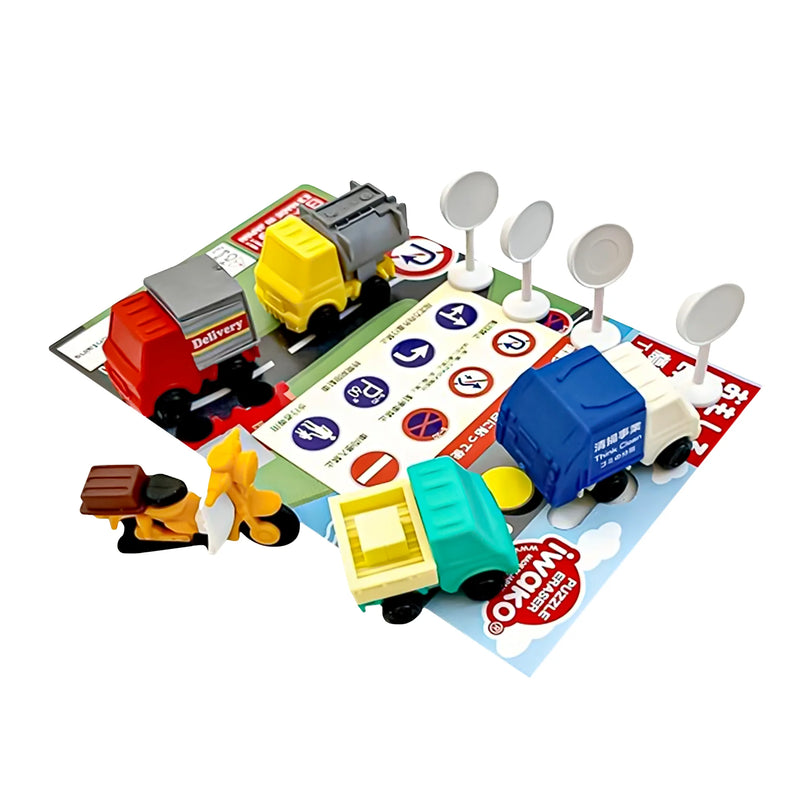 Iwako Puzzle Erasers - Traffic Signs Set, £4.95