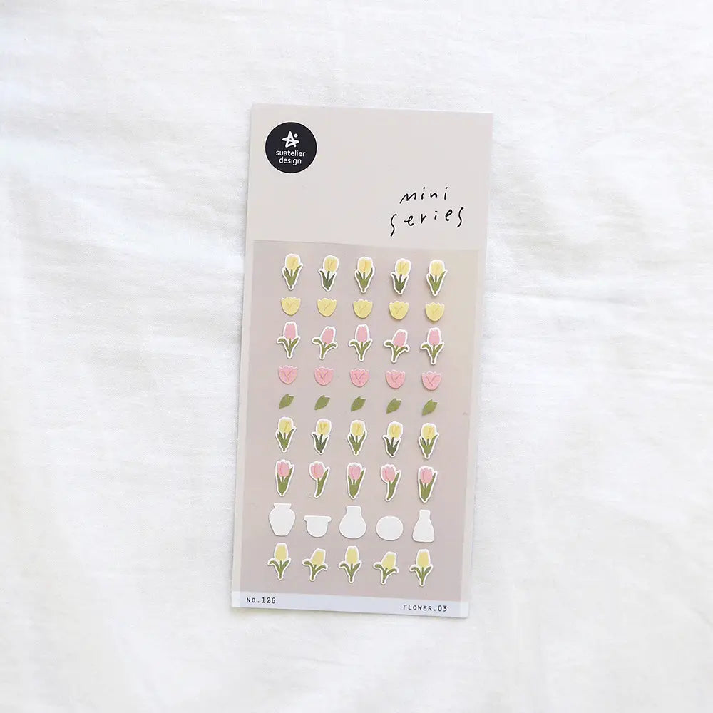 Suatelier Mini Stickers no.126 Flower 03, $1.71