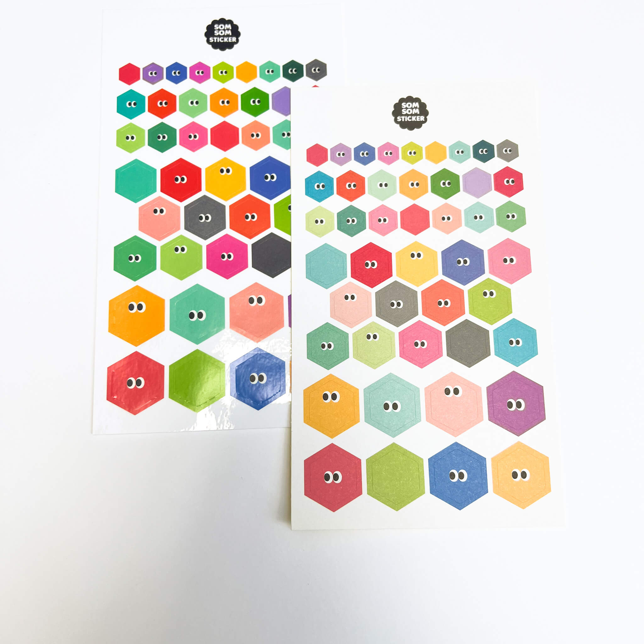 Livework Som Som Stickers - Hexagon, $3.39