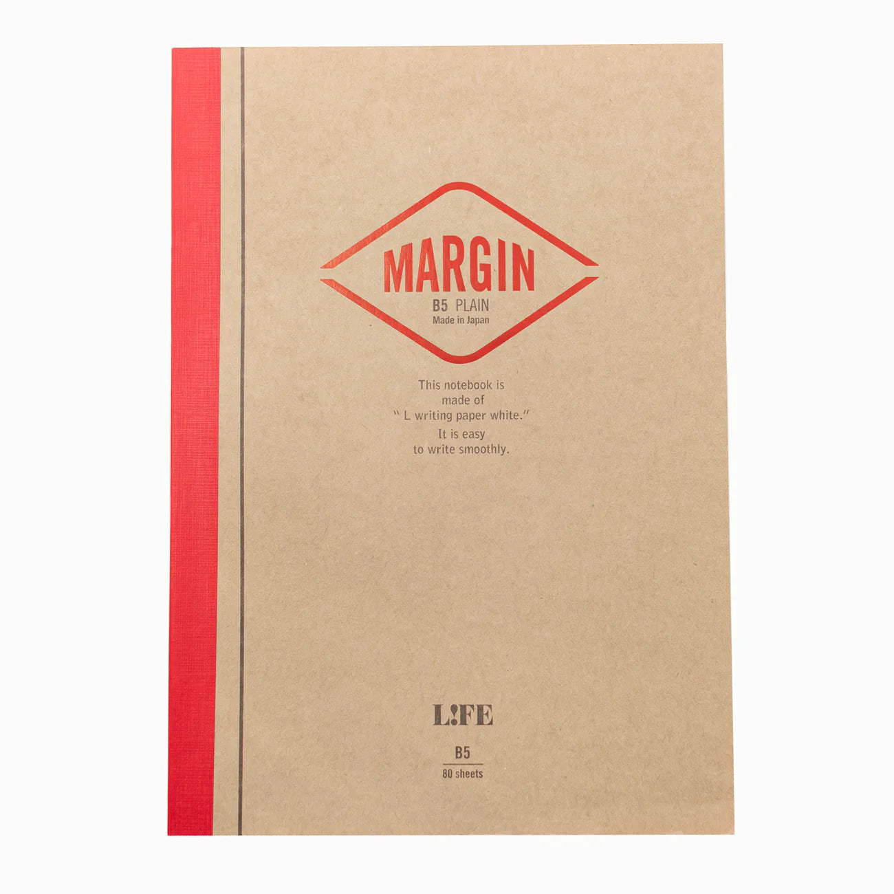 Life B5 Margin Plain Notebook, £20.00