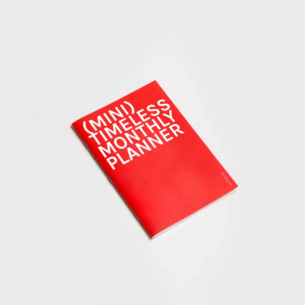 Octagon Design Undated Monthly Planner A6, £6.95