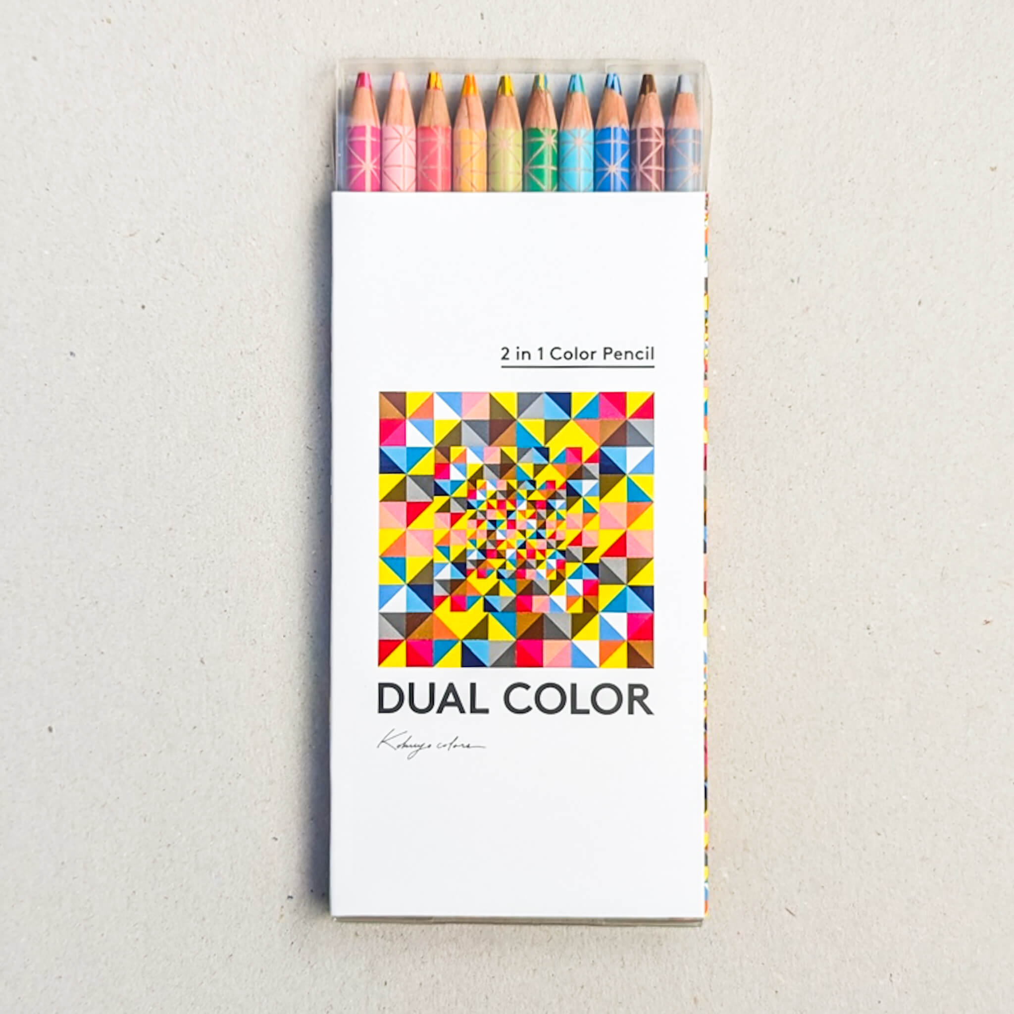 Dual Colour 2 in 1 Colouring Pencils Set of 10, £21.95