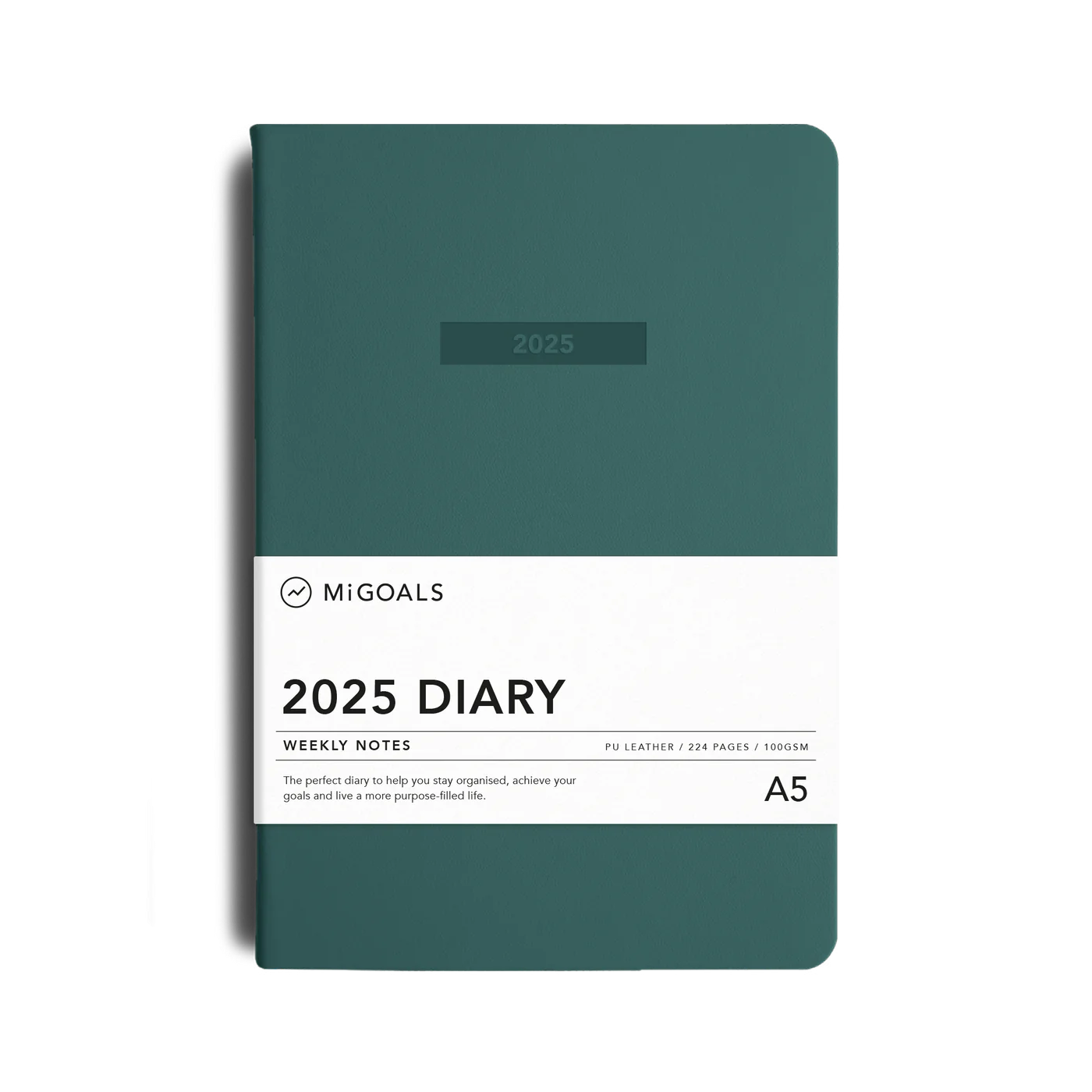 MiGoals 2025 A5 Weekly Notes Diary, $20.75