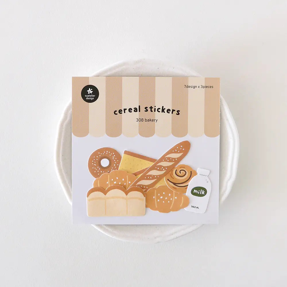 Suatelier Cereal Stickers 308 bakery, $3.37