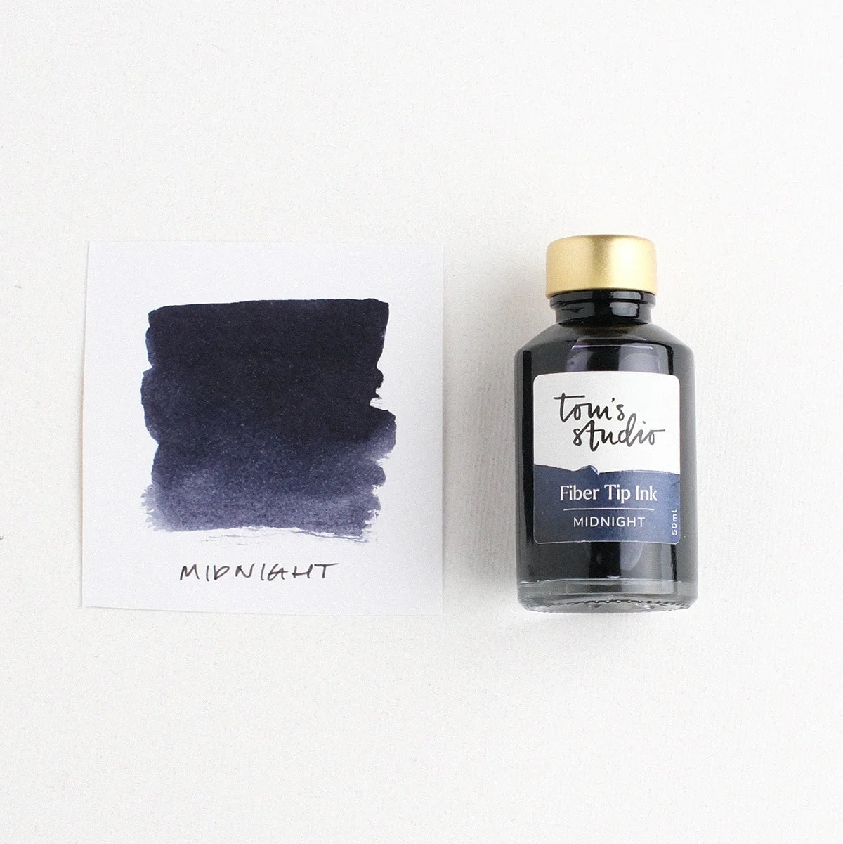 Tom's Studio Fibre Tip Ink - Midnight, $10.82