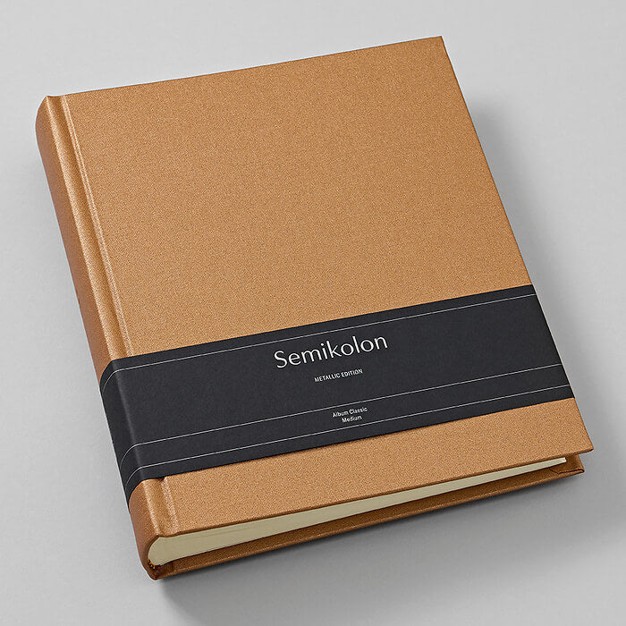 Semikolon Classic Medium Photo Album Metallic Edition, $62.64