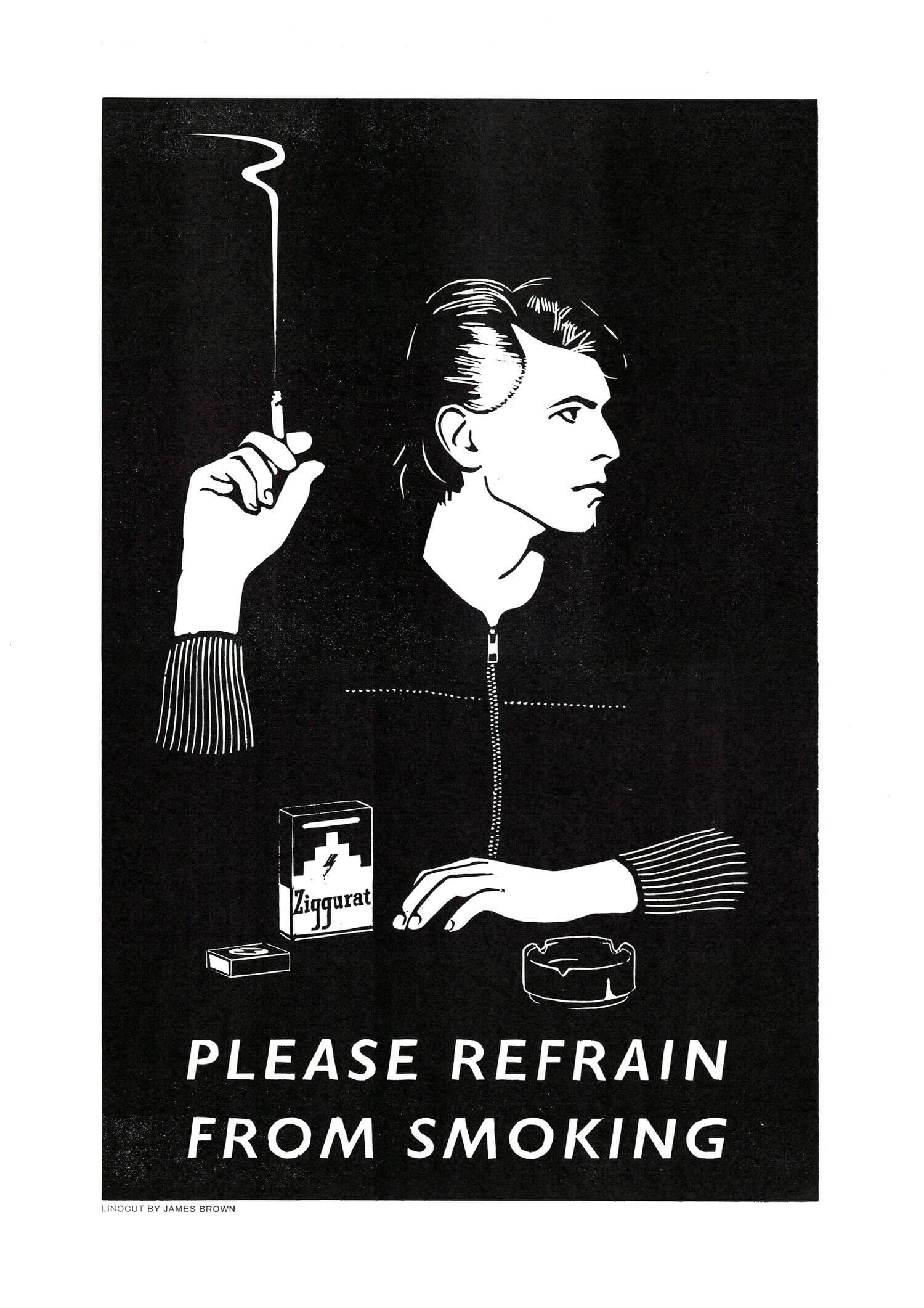 Please Refrain from Smoking Print A3, £25.00