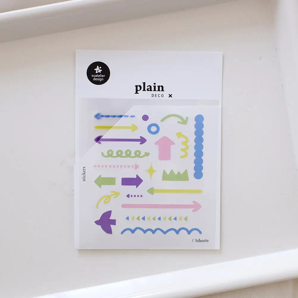 Suatelier Stickers Plain 73 Deco No 1677, £1.95