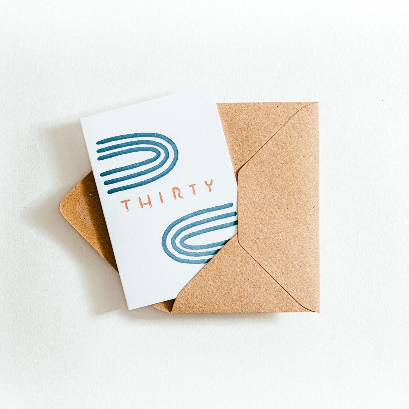 Thirty 30th Birthday Lettherpress Card, $4.29