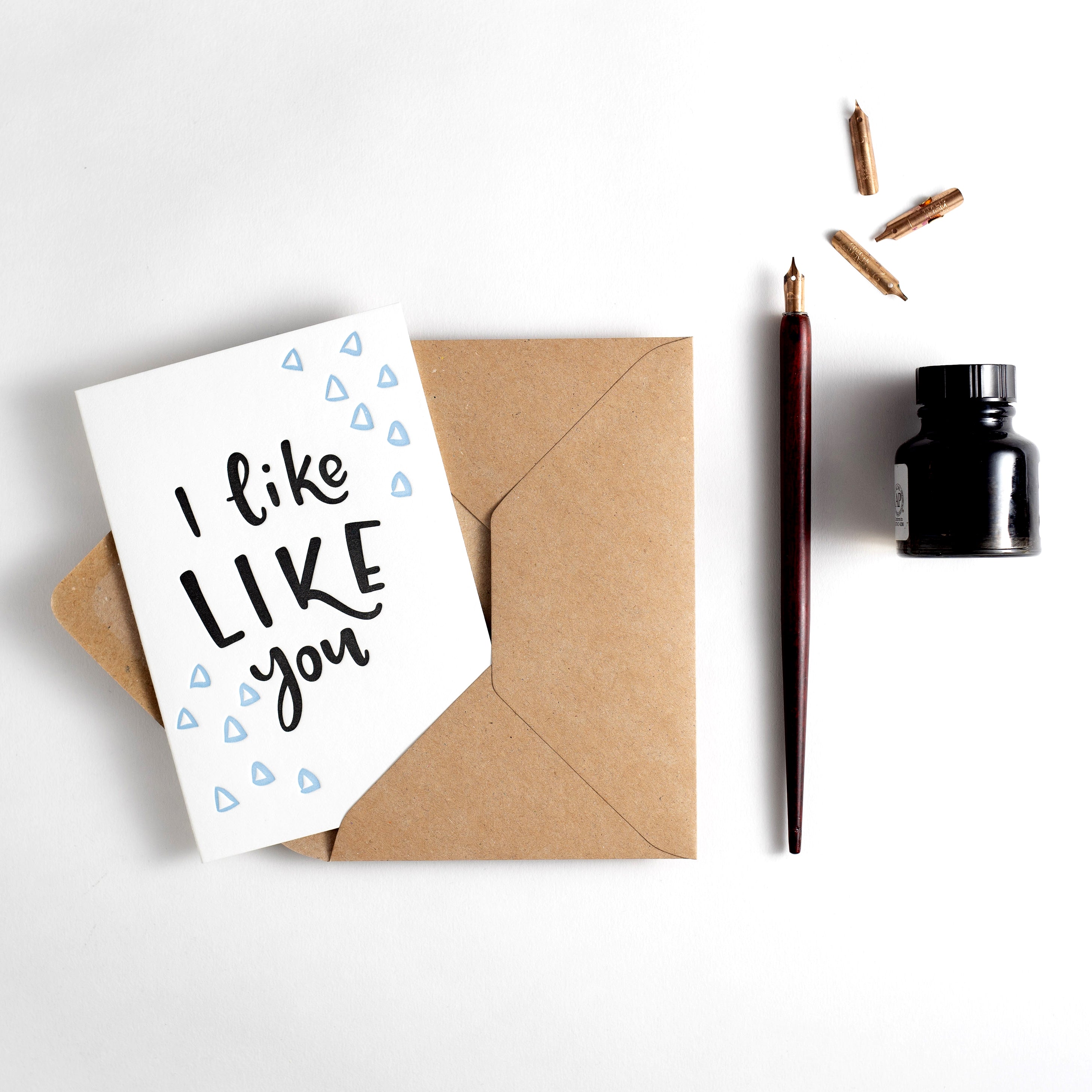I Like Like You Card, $4.33